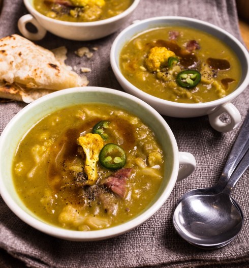 ‘Baby, it’s cold outside’ geregte: kerrie-en-klappermelk ertjiesop met ...